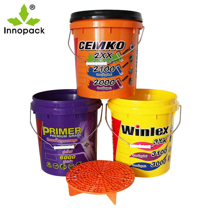 Factory Manufacture Plastic Food Grade Buckets with Lids 20L Plastic ...