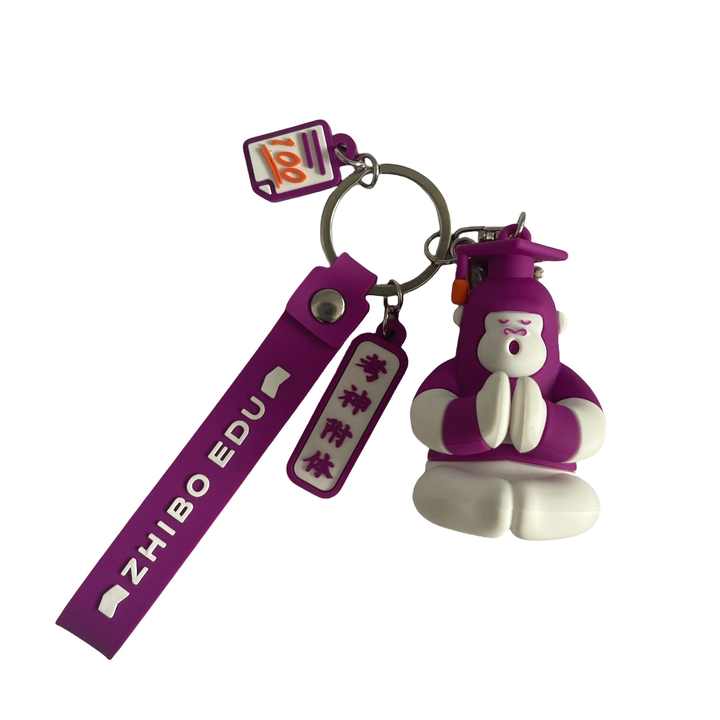 Customized Cute 3D PVC Cartoon Keychain Keychain Bag Pendant with Sales ...