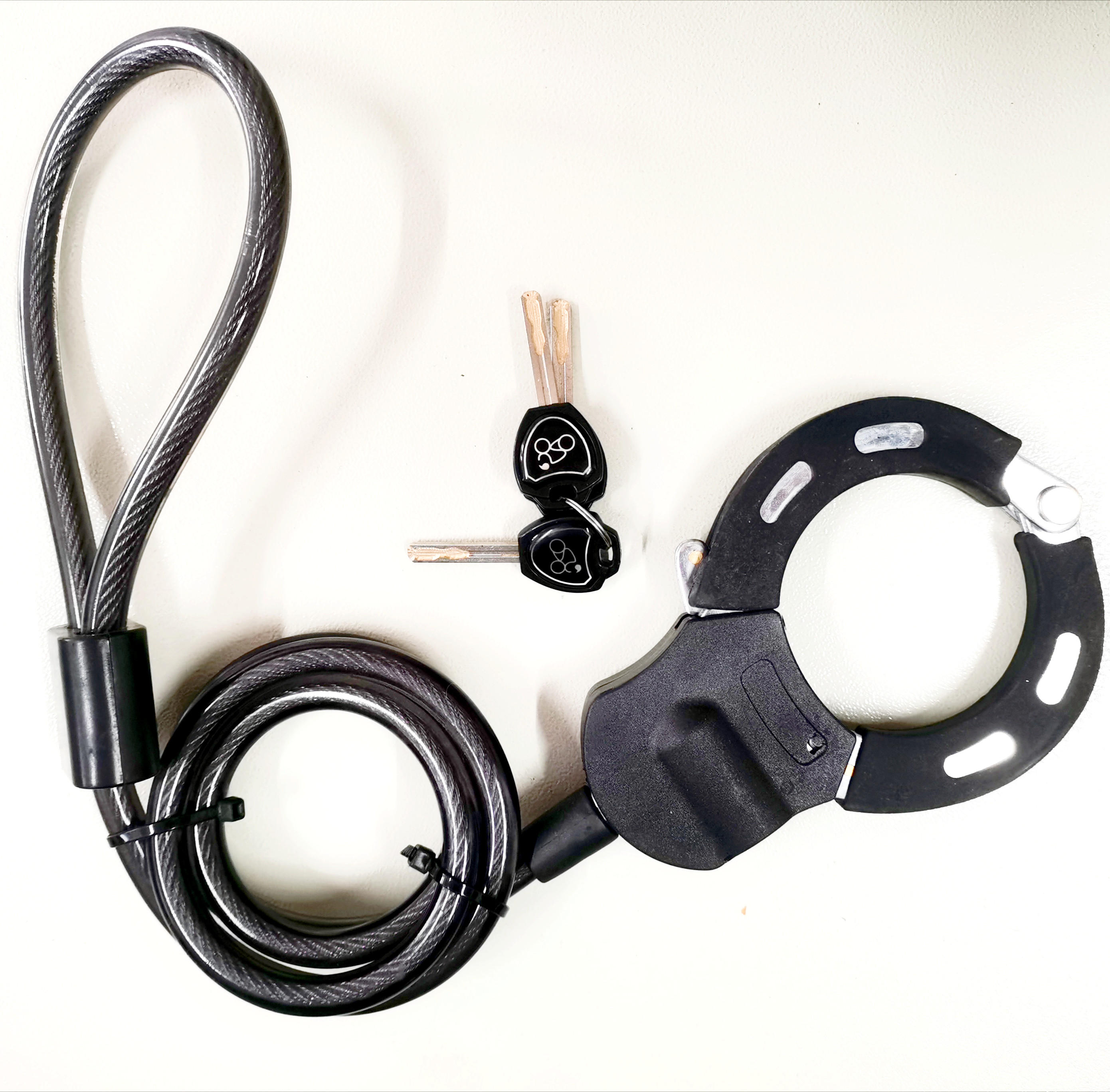 2022 motorcycle handcuff chain lock use 3 button double lock bicycle ...