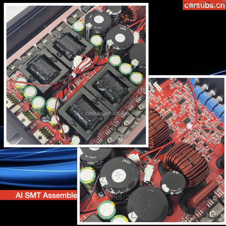 Brazilian Style Full Range RMS 8000W Car Subwoofer Amplifier