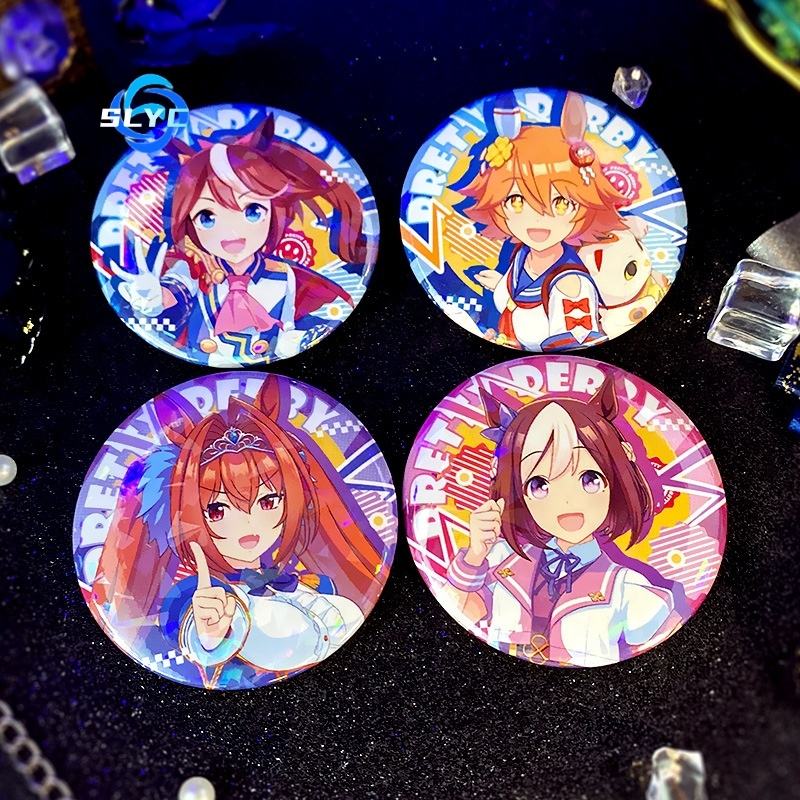 Collect SLYC Anime Badges - Special Week Tokai Teio Merchandise