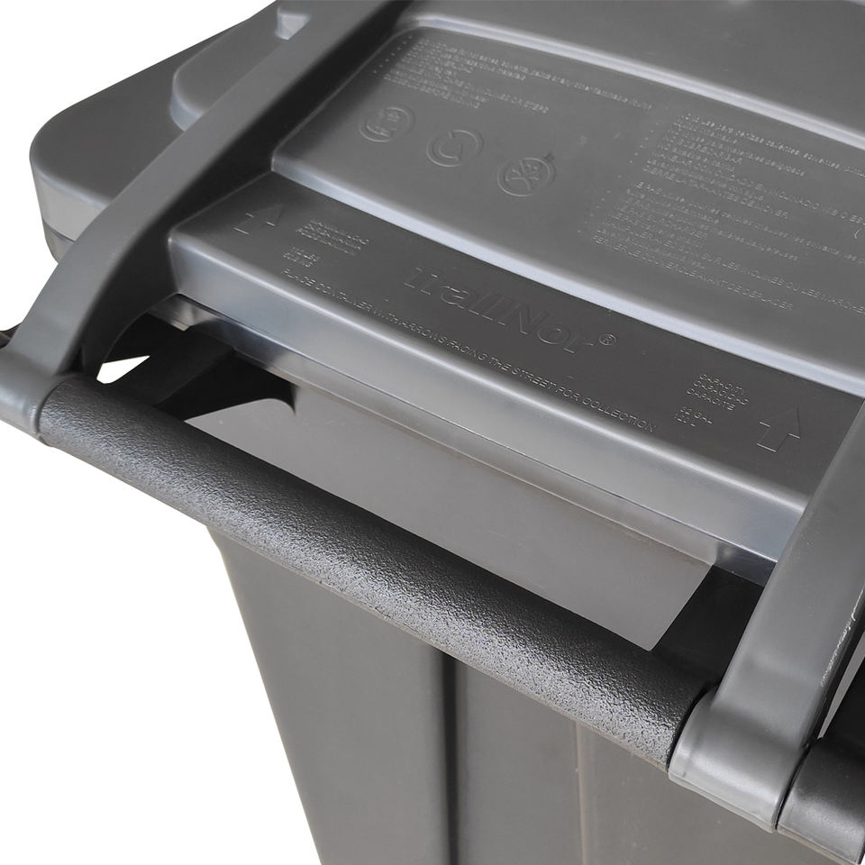 32 64 Gallon PP Material Outdoor Dust Bin with Wheels and Lid Eco ...