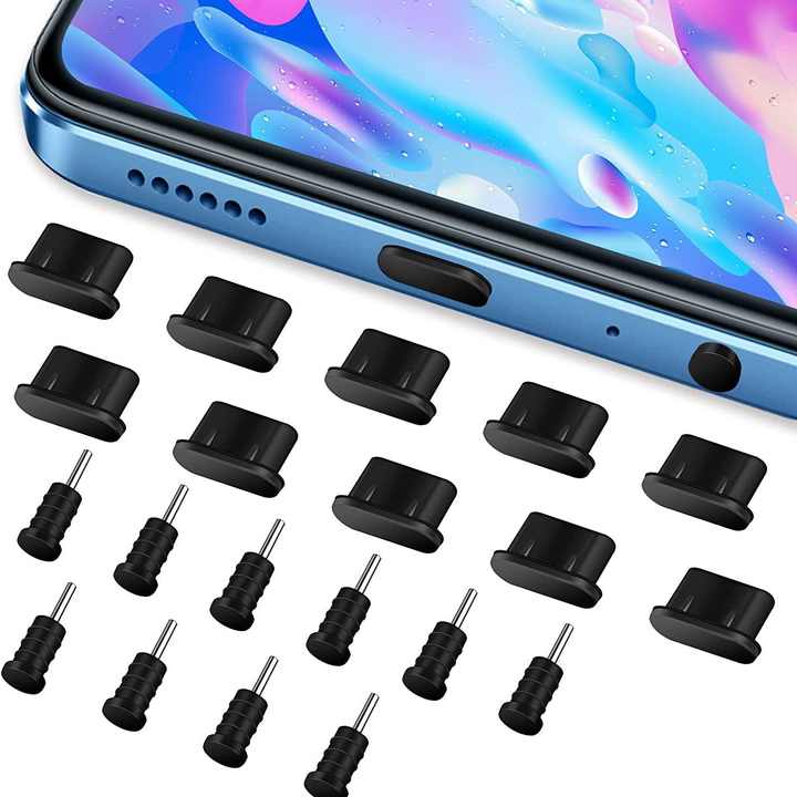 Silicone USB Type-C Dust Plug Mobile Phone Accessories Charging Port ...