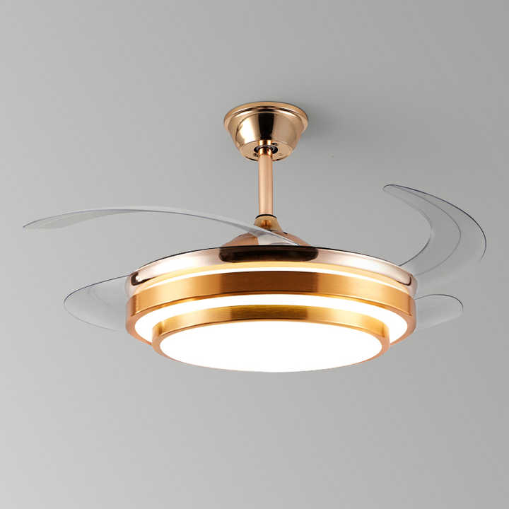 Modern Decorative Retractable Invisible Dc Bldc Led Ceiling Fans with ...