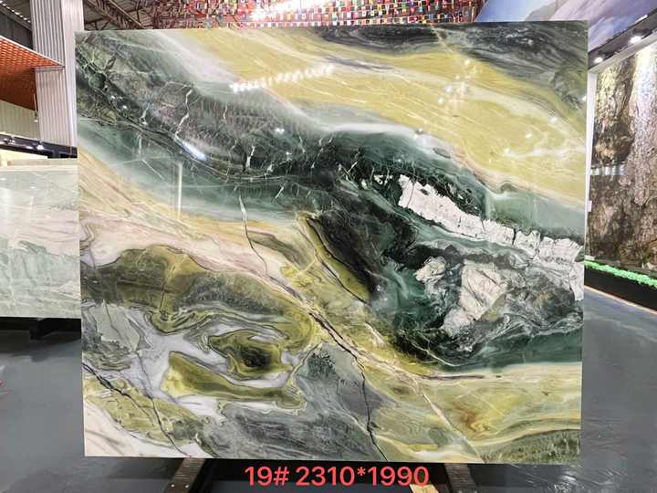 Dreaming Green Marble Slab - Luxury for Kitchen Countertops