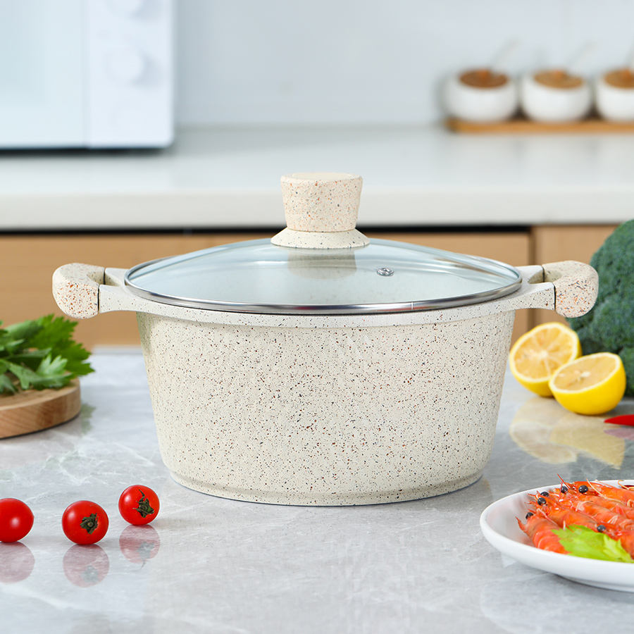 Aluminum Alloy Combination Cookware Set Special Flat Bottomed Soup Pot ...