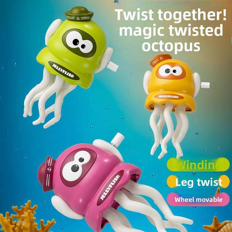 Factory Magical Wind-Up Dancing Octopus Crawling Toy ABS Plastic ...