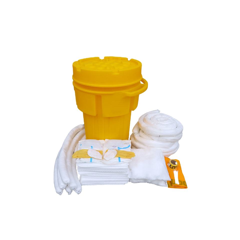 65 Gallon Oil Absorbent Spill Kits for Emergency Response and Clean up ...