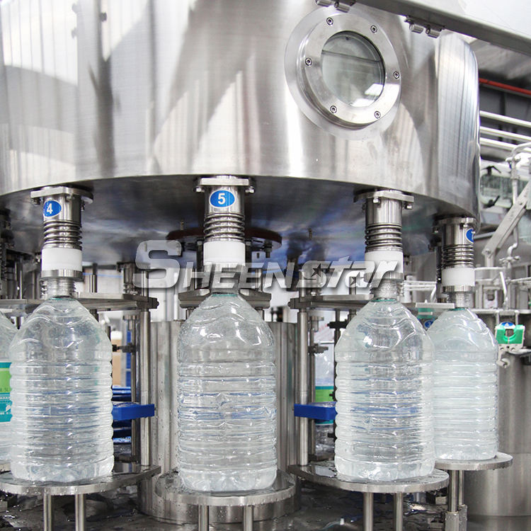 Fully Automatic 5 Liter Bottle Water Filling Machine 10L Water ...