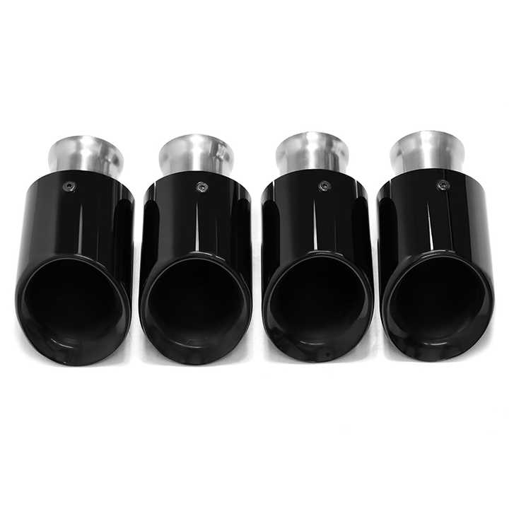 Car 340 Stainless Steel Exhaust Tip Performance System Quad Muffler Tip ...