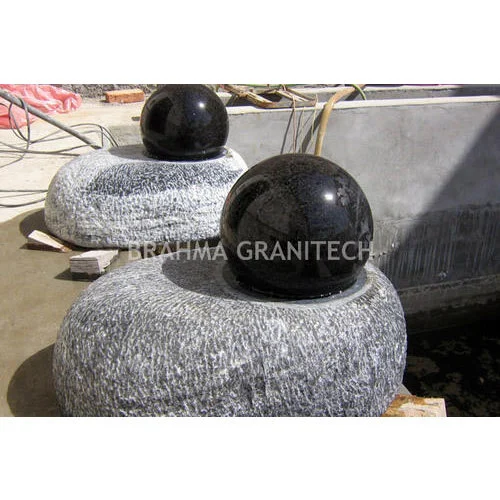 Shop Online Floating Granite Sphere Natural Black Granite | Alibaba.com