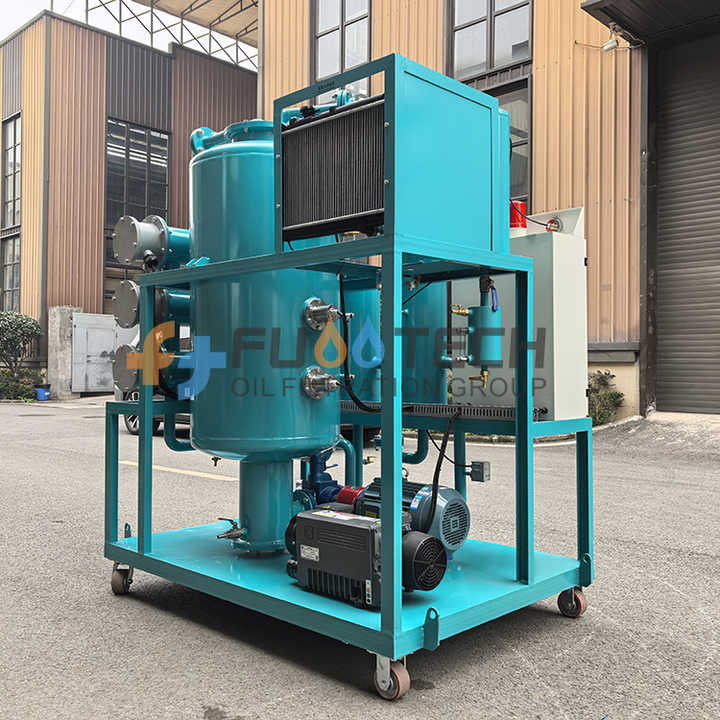Waste Oil Recycling Machine Double-stage Vacuum ZYD-50 3000LPH ...