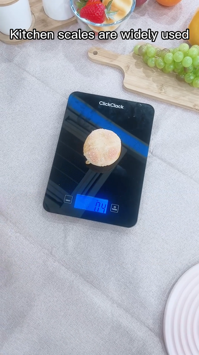 5kg Glass Ble Function Diet Scale - Accurate Food Weighing