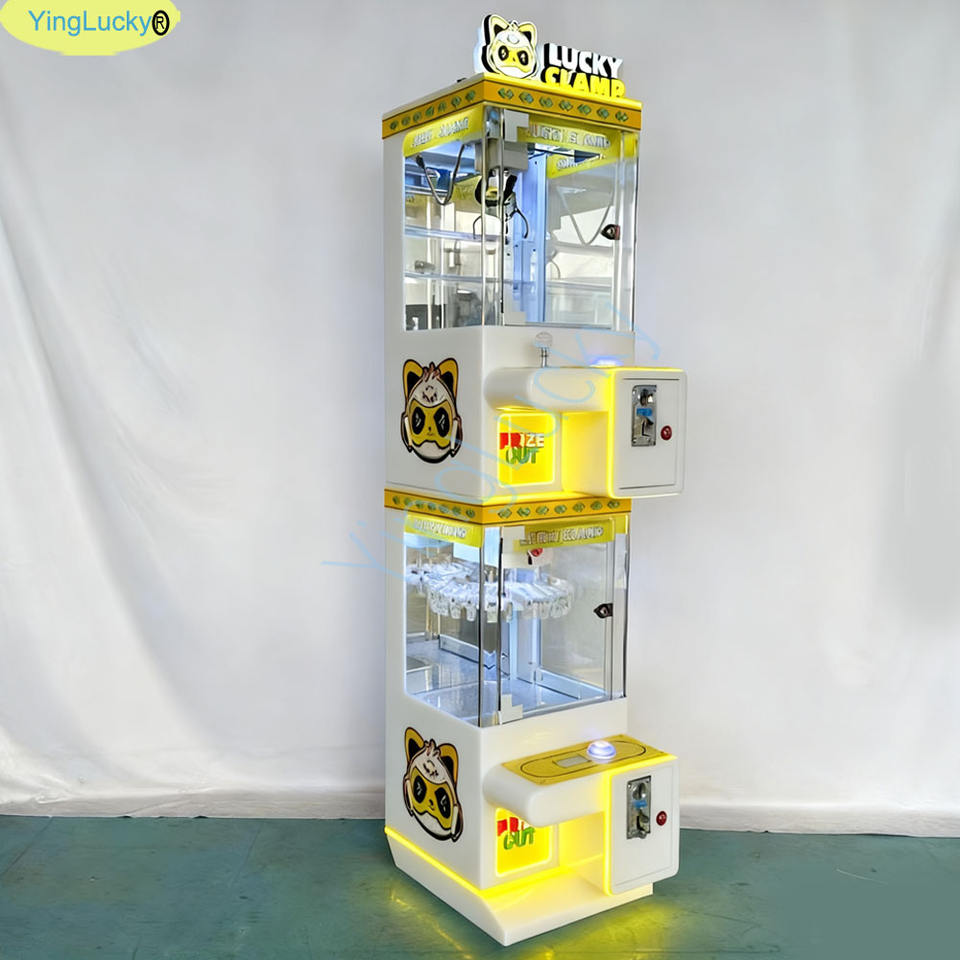 2 Player Full Metal Mini Crane Claw Machine-Double Player Arcade Game ...