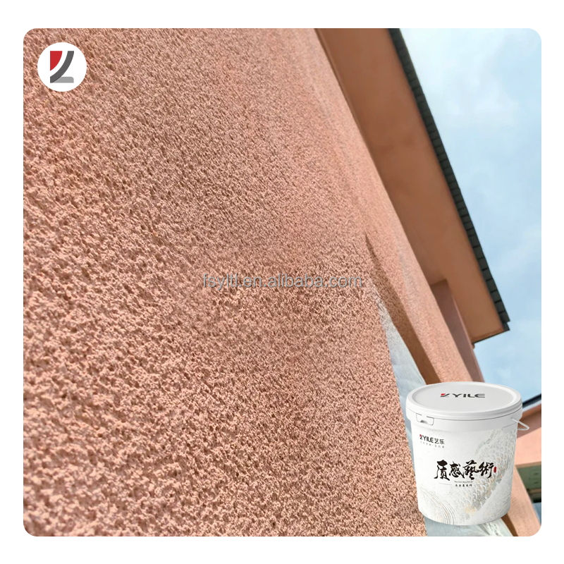 Eco-Friendly Acrylic Lime Stone Paint with Natural Stone Aesthetic Easy ...
