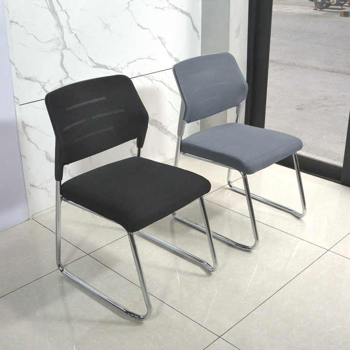 Cheap Newest Stackable Metal Leg Office Chair with Stacking Cushion for ...