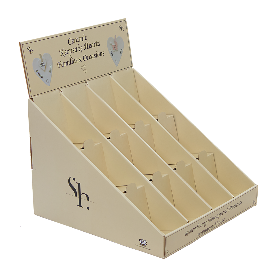 Customizable 3-Tier Tabletop PDQ Cardboard Counter Display Eco-Friendly ...