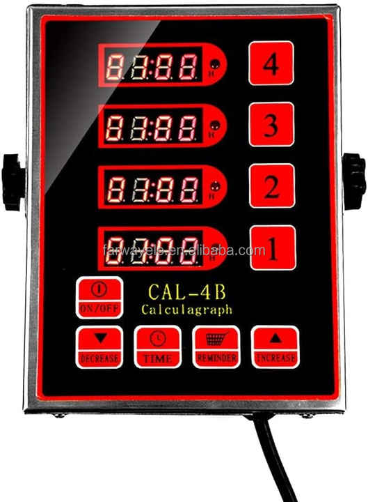 Fast Restaurant Mechanical Digital Basket Shaking Timer Multi Channel Digital 4 Channel Kitchen ...