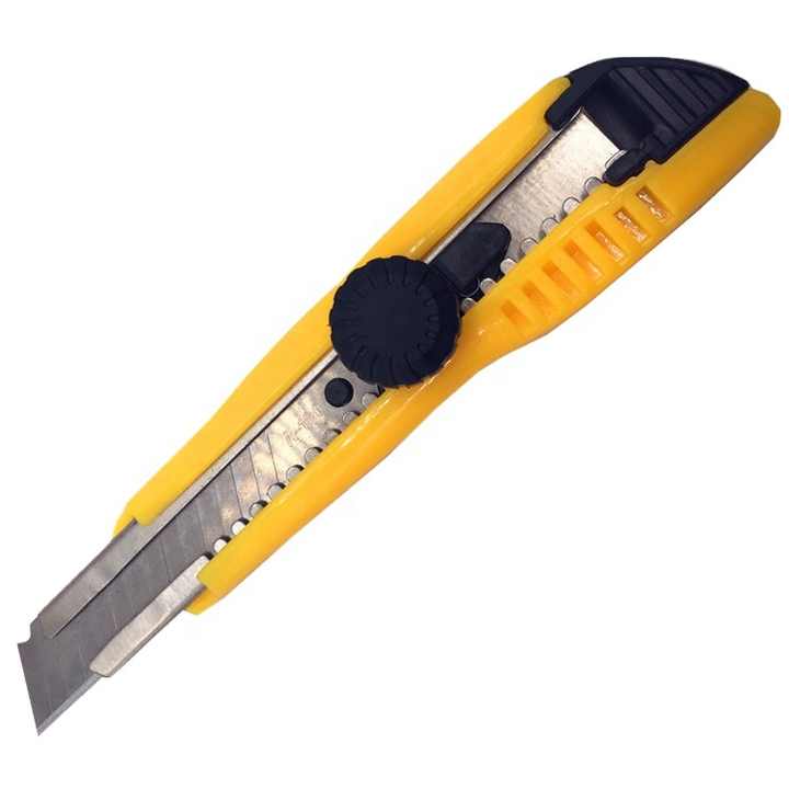 Industrial Grade18mm High Carbon Steel Retractable Utility Knife Push ...