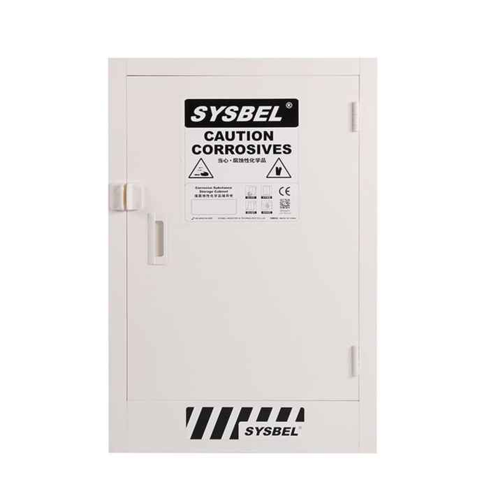 SYSBEL 12 Gal 45L 1 Door Corrosive Cabinets Acid Chemical Safety ...
