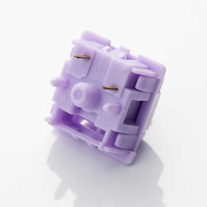 Customize POM Stem Clear Linear Keyboard Switch 5 Pin Purple Mechanical ...