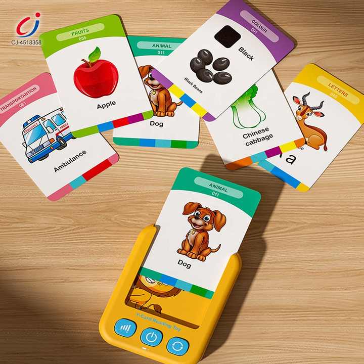 Chengji electronic cards reader toy lion english insertion machine ...