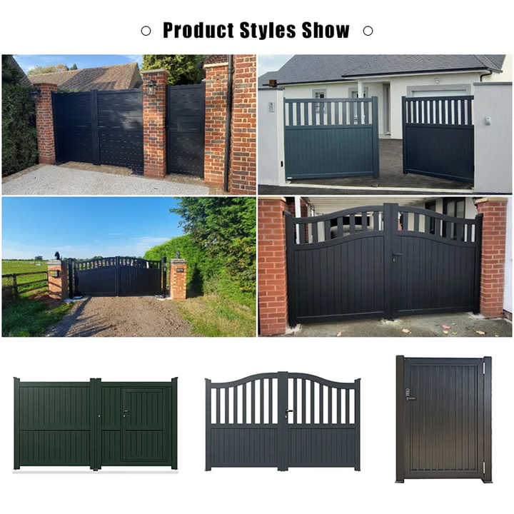 Modern Outdoor Gate Designs - Durable Aluminum Swing Gates