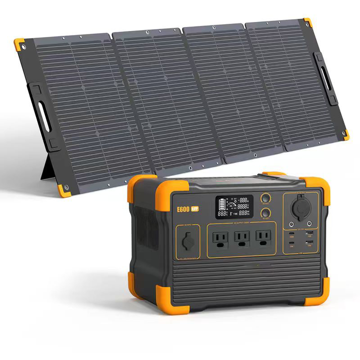 600 Watt Solar Generator1200 Watt 214WH Portable Power Station Inverter ...