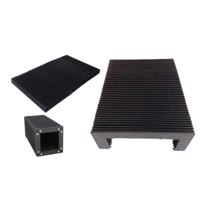 One-piece Bellows Shield Telescopic Flexible Dust Cover Linear Guide ...