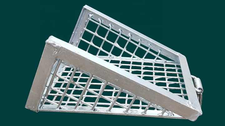 Manhole Trash Screen Basket for Storm Drain Grate - Durable Mild Steel ...