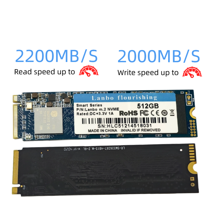 High Performance 2280 M2 Gen3 3D NAND Hard Disk Pcie 3.0 512GB 1TB 2TB ...