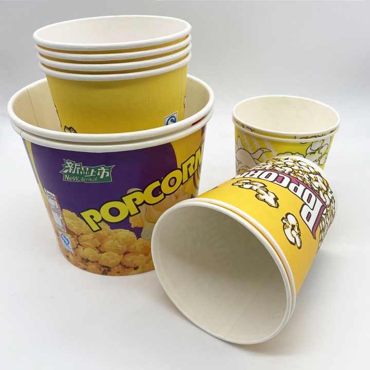 Eco-friendly Large Fried Chicken Kraft Paper Popcorn Cup Kushiage ...