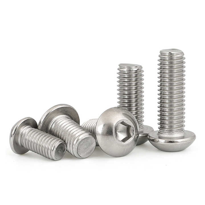 ISO 7380 M5 M6 Metric Machine Stainless Steel 304 Screws
