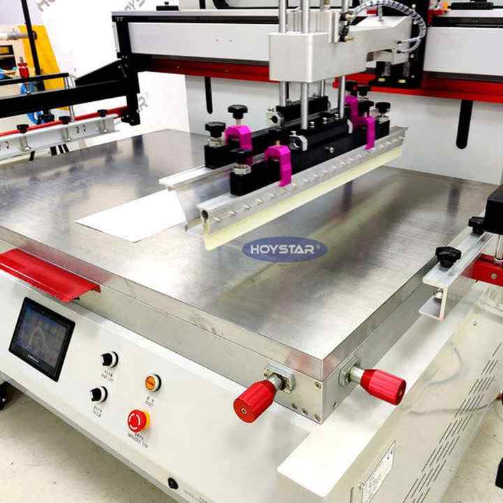 Automatic Flat Screen Printing Machine License Plate Frame Printer Car ...