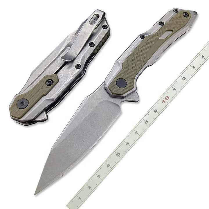 Stainless Steel Tactical Folding Camping Knife 8cr13mov Blade Survival ...