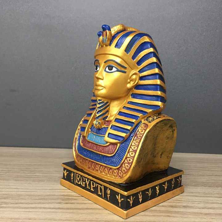 Custom Resin Egyptian Exotic Pharaoh Sculpture Souvenirs