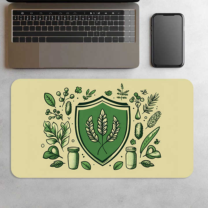 OEM Size Custom Logo Mouse Pad Printed Gaming Desk Mat Extended Anti ...