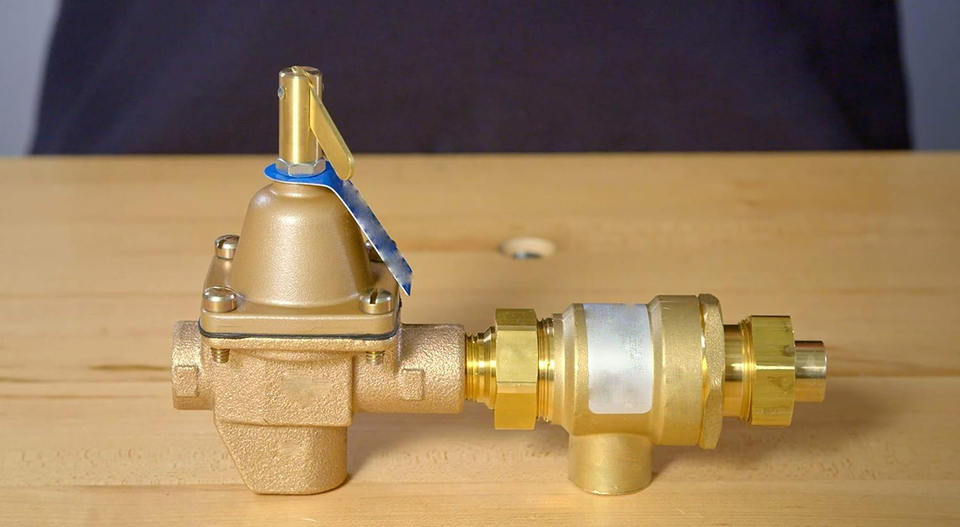 Hot Water Boiler Automatic Fill Valve - 1/2 Inch FNPT Outlet,Backflow ...