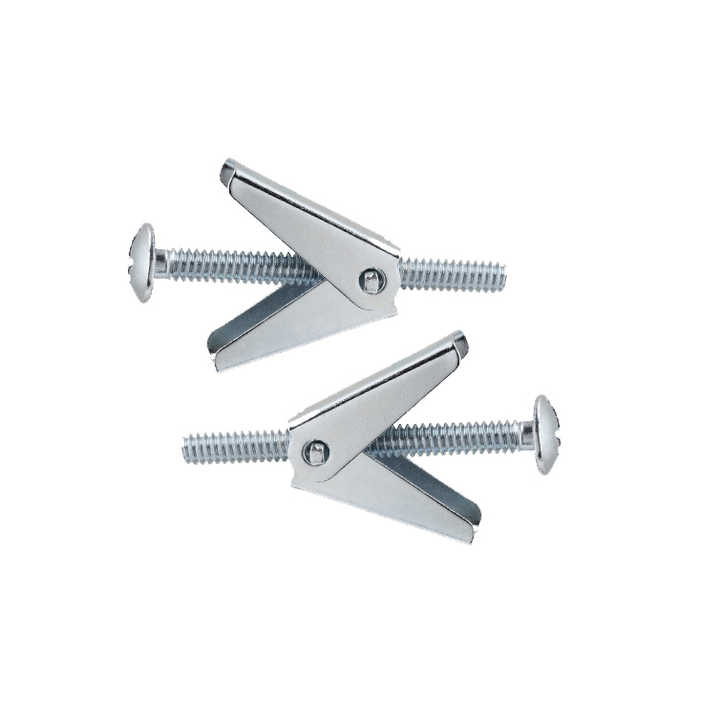 SPRING TOGGLES Plasterboard Hollow Cavity Stud Wall Anchor Plugs ...