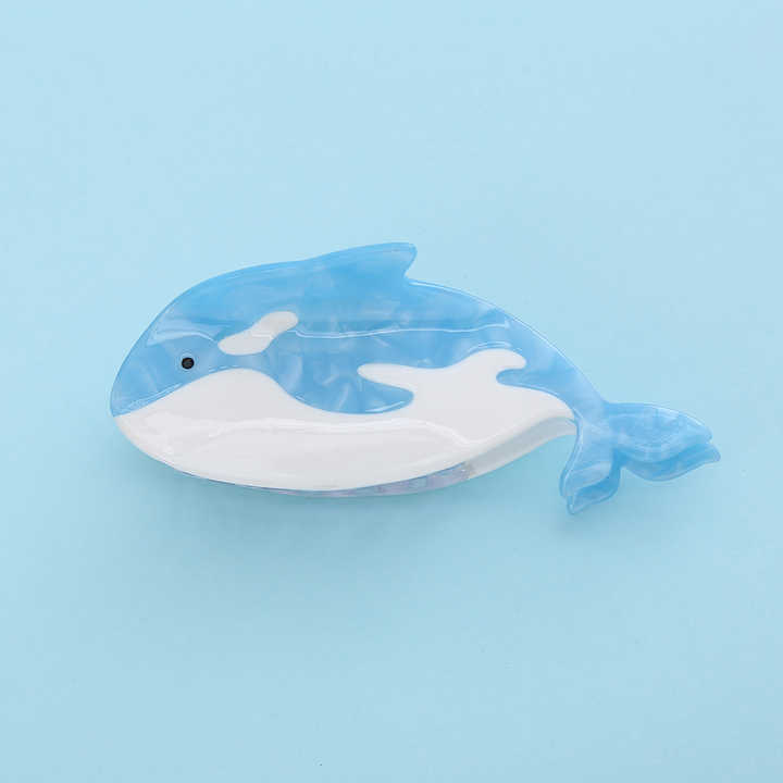 QIYI New Design Ocean Claw Clip Cute Hairclip Large Size Acetate Women ...