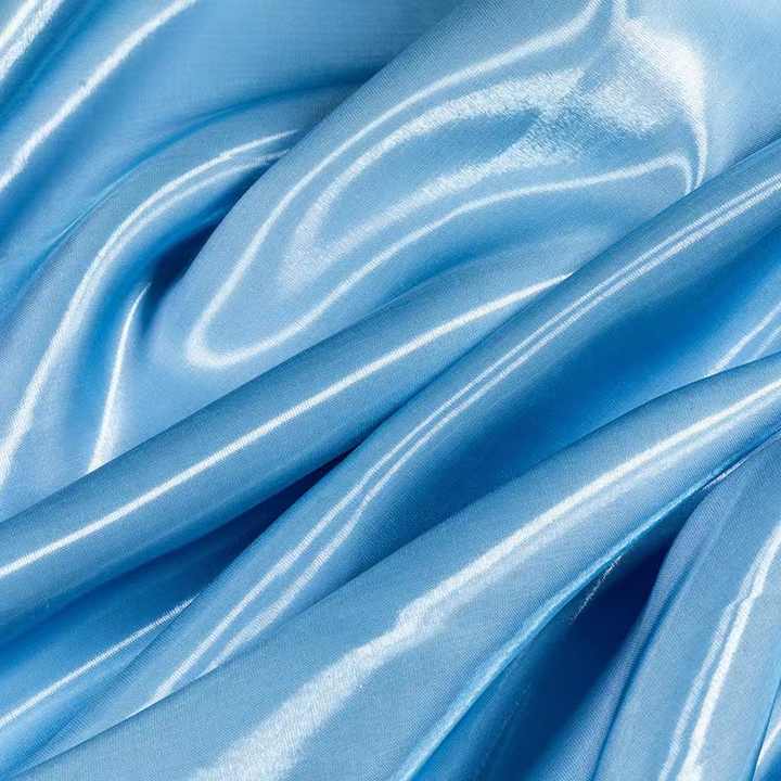 Metallic Liquid Organza Silk Fabric for Fashion Apparel & Dancewear - OEM