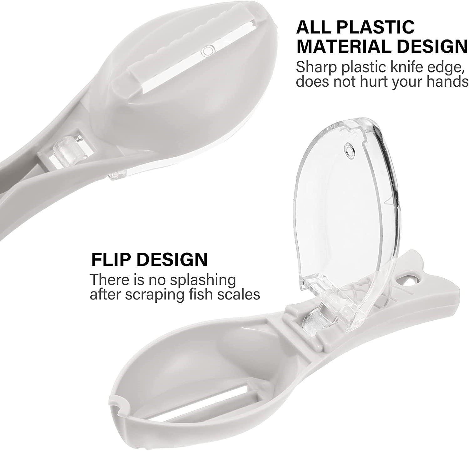 Fish Scale Brush with Lid Descaler Fish Descaler Descaler Scraper ...