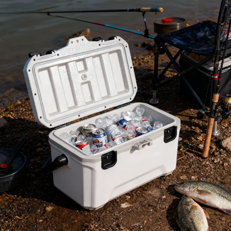 Premium 32L Multifunctional Cooler Box with Dry Ice Compartment for ...