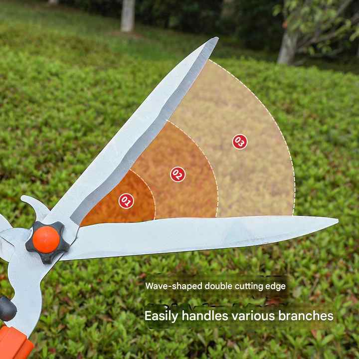 Professional Extendable Hedge Shear Trimming Borders Pruning Gardening ...