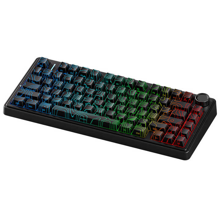AULA F75 OEM Logo Wired Usb RGB LED Light Pc Computer Custom 2.4G ...