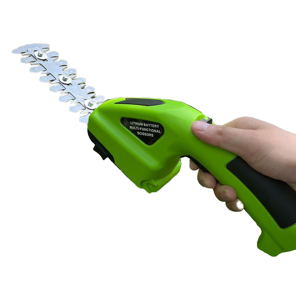24V Rechargeable Cordless Grass Shear 2-in-1 Electric Shrub Trimmer ...