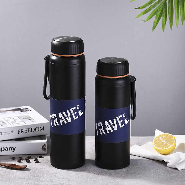 New 650ml/850ml Double Stainless Steel Sport Vacuum Flask Portable Outdoor Climbing Thermal ...