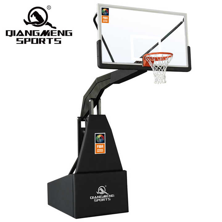 Hydraulic Basketball Hoops for Competition and Training Basketball ...