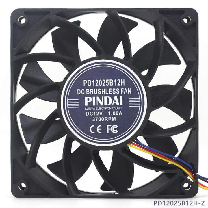 Pindai 12cm 12025 48V pressurized double ball violent industrial DC ...
