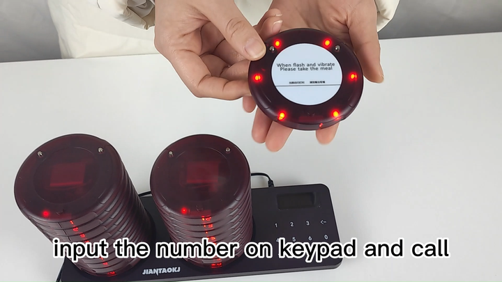 Wireless Pager System - Efficient Restaurant Ordering